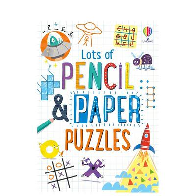 【预售】关于纸笔的谜题 Lots of：Pencil and Paper Puzzles 英文进口原版儿童趣味图书Sarah Russell