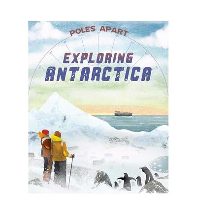 【预售】【极地探险】探秘南极 Exploring Antarctica 【Poles Apart】英文进口原版儿童绘本图书Franklin Watts外文正版