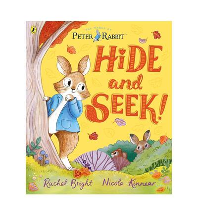 【预售】彼得兔：捉迷藏Peter Rabbit: Hide and Seek!英文进口原版儿童图书Rachel Bright  Nicola Kinnear