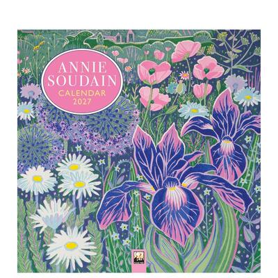 【预售】英国版画家&插画师安妮苏丹 2027年迷你挂历（艺术日历） Annie Soudain Mini Wall Calendar 英文进口原版日历文创周边送
