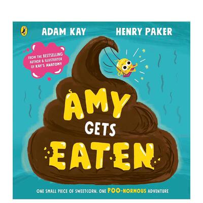 【现货】艾米被吃掉啦：亚当·凯与亨利·帕克联袂创作 爆笑绘本Amy Gets Eaten英文进口原版儿童绘本图书身体认知启蒙3-6岁Adam