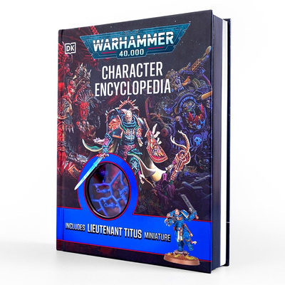 【现货】战锤40K角色百科全书 Warhammer 40 000 Character Encyclopedia DK 战锤宇宙核心人物设定 黑图书馆经典原画 英文进口原
