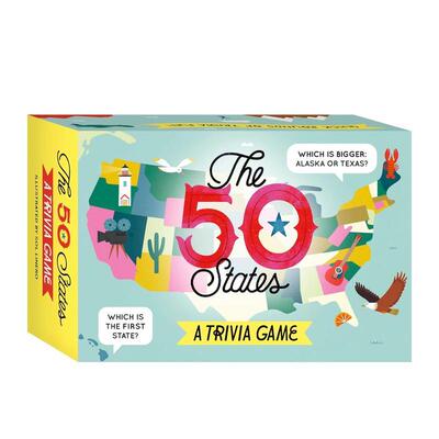 【预售】宾果游戏：50洲的知识The 50 States: A Trivia Game: Test your knowledge of the 50 states!英文进口原版儿童趣味图书
