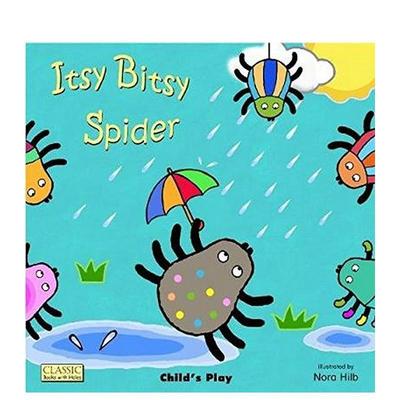 【现货】【立体书】可爱的小蜘蛛ITSY BITSY SPIDER【Pop-Up】英文进口原版儿童图书6-9岁立体书EGIELSKI  RICHARD