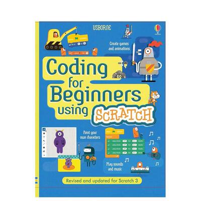 【预售】【编程新手指南】使用 Scratch【Coding for Beginners】 Using Scratch英文进口原版儿童图书青少年读物Louie Stowell
