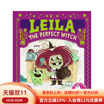 【预售】莱拉 完美的女巫（古斯塔沃的世界） Leila  the Perfect Witch (The World of Gustavo) 英文进口原版儿童绘本图书Flavi