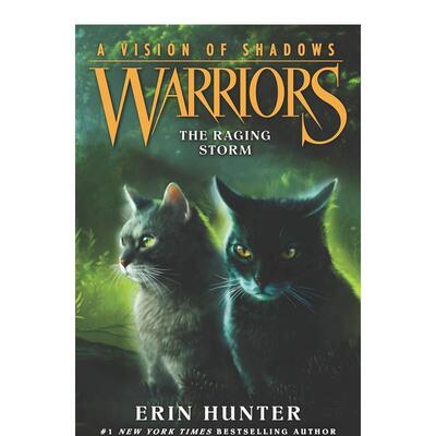 【现货】战士:阴影的幻象6:狂暴的风暴Warriors: A Vision of Shadows 6: The Raging Storm英文进口原版儿童分阶阅读图书6-9岁Hu