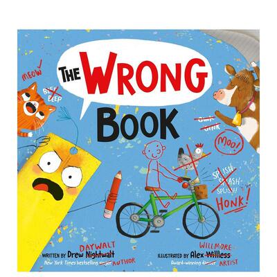 【预售】错误的书The Wrong Book英文进口原版图书儿童绘本Drew Daywalt; illustrated by Alex Willmore3-6岁