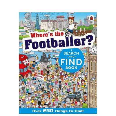 【预售】瓢虫的乐趣：足球运动员在哪里？Fun With Ladybird: Where's the Footballer?英文进口原版儿童趣味图书Ladybird6-9岁