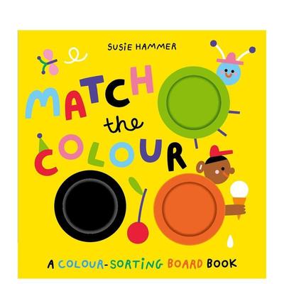 【预售】颜色配配乐：色彩分类启蒙 Match the Colour a Colour-Sorting Board Book英文进口原版儿童启蒙Ruth Symons