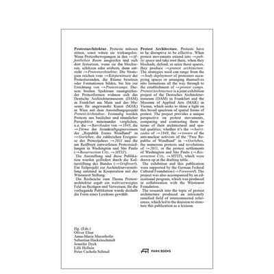【预售】抗*建筑：路障 营地 空间策略 1830–2023英文建筑设计风格与材料构造Oliver ElserProtest Architecture: Barricades