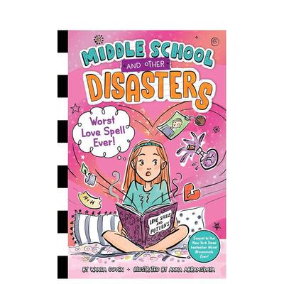 【预售】Worst Love Spell Ever!，最烂的恋爱咒语！  英文进口原版青少年读物图书籍 Wanda Coven  Anna Abramskaya外文正版