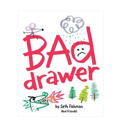 【现货】坏画手Bad Drawer英文进口原版图书儿童绘本Fishman  Seth3-6岁