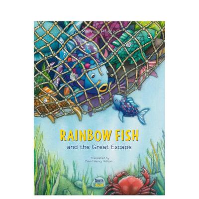 【预售】彩虹鱼与大逃亡 Rainbow Fish and the Great Escape 英文进口原版儿童绘本图书MARCUS PFISTER外文正版