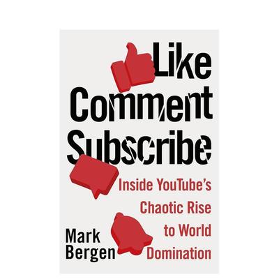 【预售】点赞、评论、订阅 Like  Comment  Subscribe英文进口原版图书籍正版商业行销图书