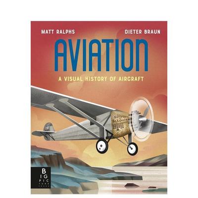 【预售】飞机：视觉历史Aviation : A Visual History of Aircraft【Locomotion】英文进口原版儿童绘本图书3-6岁Matt Ralphs  Di