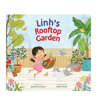 【预售】Linh的屋顶花园Linh's Rooftop Garden英文进口原版图书儿童绘本JaNay Brown-Wood  Samara Hardy3-6岁