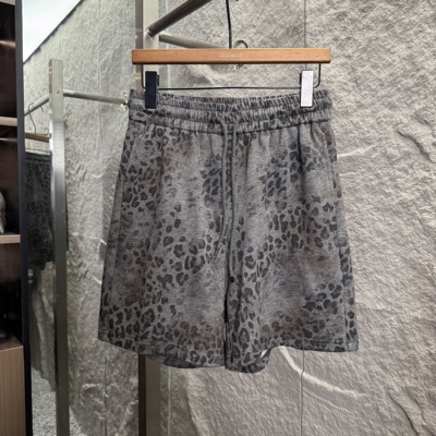 【豹纹印花】夏季女款显瘦百搭宽松阔腿休闲短裤CP1285
