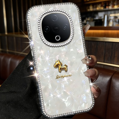 春夏新品带钻闪亮适用vivoY300手机壳女款X60+新款Y200全包T1硅胶X21S闪钻Y77e巨好看U3外壳Y70s防摔y300GT