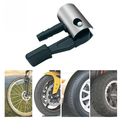 打气嘴通用充气头自行车打气筒配