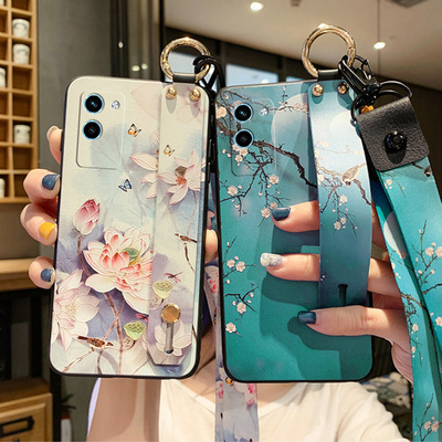 oppoa93s手机壳腕带中国风a93硅胶a95软壳opppa全包防摔opopa磨砂a35女a96复古风a56男a55带挂脖挂绳oppo新款