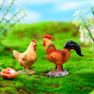 仿真动物树脂玩偶创意微景观装扮