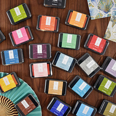 shachihata传统色油性速干印台