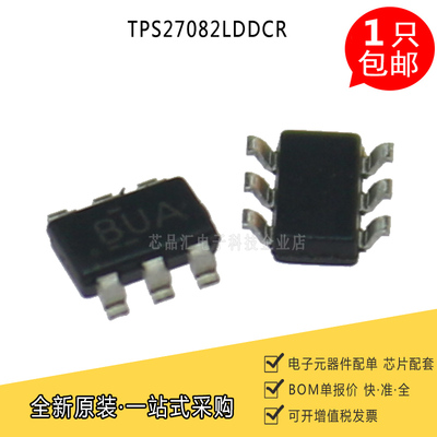 原装正品 TPS27082LDDCR TSOT-23-6 1.2V-8V 3A负载开关 标记 BUA