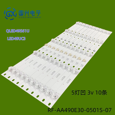 适用康佳LED49UC3 LED49UC5灯条QLED49S61U RF-AA490E30-0501S-07