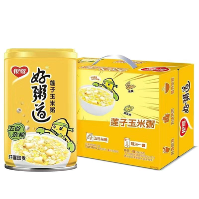 银鹭好粥道八宝粥莲子玉米粥280g*12罐早餐粥速食粥