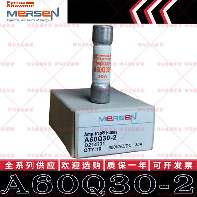 现货 罗兰FERRAZ保险丝 A60Q30-2 A60Q6 A60Q10 A50Q15 A60Q20-2