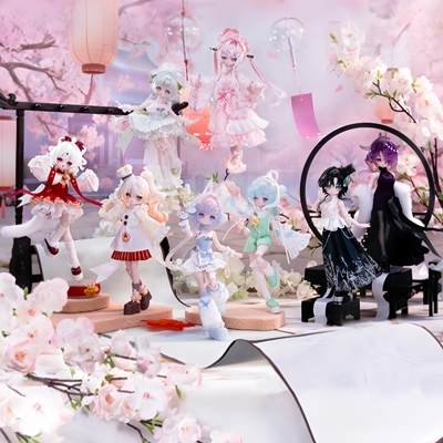 新品米甜三代运势小签灵8分bjd可动人偶盲盒桌面摆件潮玩周边礼物