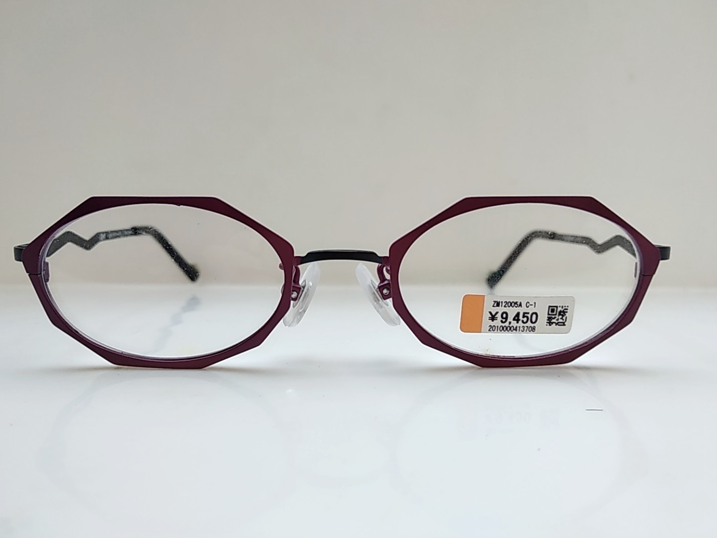 ZOFF ZM 12005A 紫色不锈钢小框眼镜 小脸平面镜