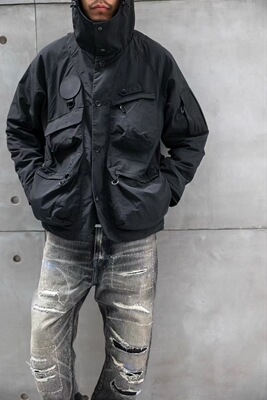 【城市机能】FIELD HOODIE JKT户外军事风多口袋工装连帽夹克外套