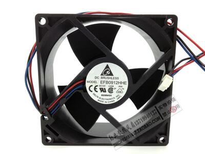 台达DELTA 9038 9CM双滚珠风扇12V 0.63A EFB0912HHE-ROO