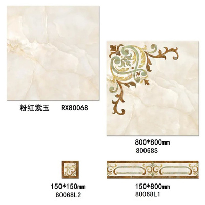 诺贝尔瓷砖粉红紫玉RX80068规格800×800诺贝尔磁砖