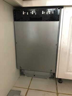 适用于9套洗碗机门板西门子SR64M030TI/美诺G4880黑白色烤漆玻璃