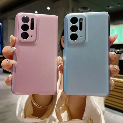 纯色钢琴烤漆适用OPPO Find N2折叠屏手机壳简约新款oppo findn超薄磨砂硬壳男女全包防摔保护套