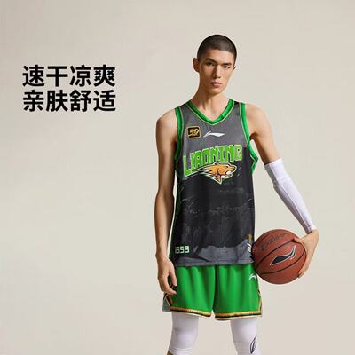 李宁男夏季CBA无袖背心