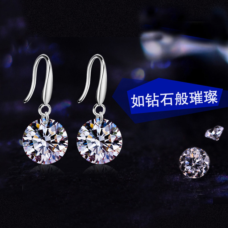 重工轻奢高级感小众耳环女韩版925银2021新款潮网红款耳钉耳饰品