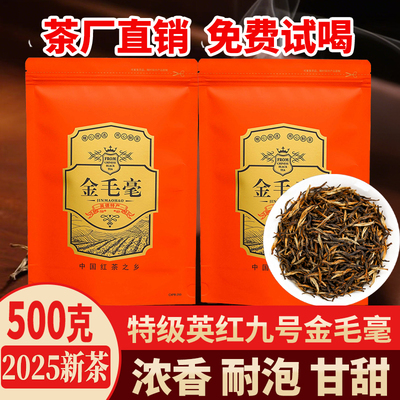 2025新茶特级英红九号金毛毫红茶