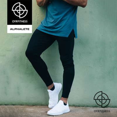 美国男运动健身卫裤修身长裤