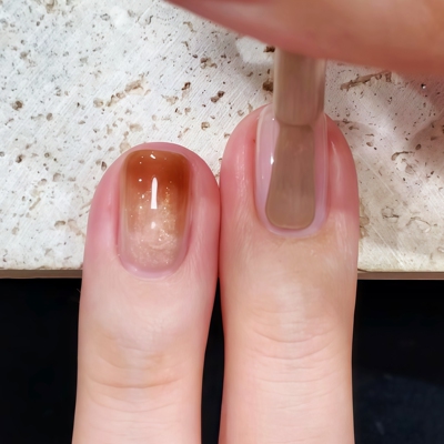 美拉德琥珀美甲指甲油免烤快干