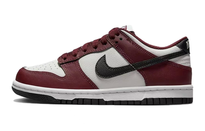 大童 Nike Dunk 防滑减震 低帮 儿童板鞋 红白黑 FZ4352-600