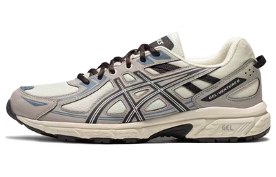 Asics Gel-Venture 6 轻便耐磨防滑低帮跑步鞋灰色 1011B550-100