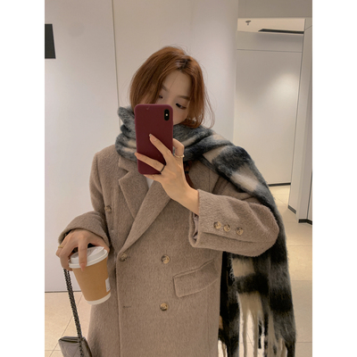 Sisilyonstudio格子围巾保暖