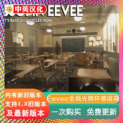 blender插件 SSGI for Eevee 4.13 超真实世界全局光照明环境渲染