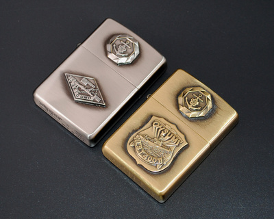 Zippo日版做旧1999年军事打火机