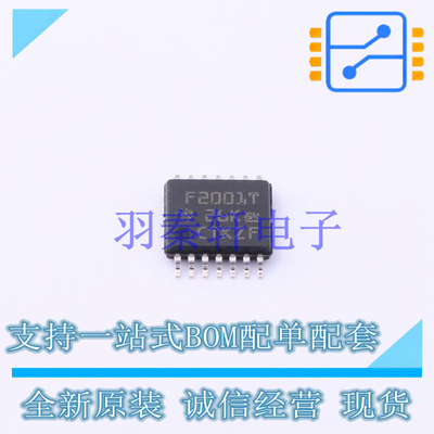 单片机(MCU/MPU/SOC) MSP430F2001TPWR TSSOP-14 TI 全新原装进口