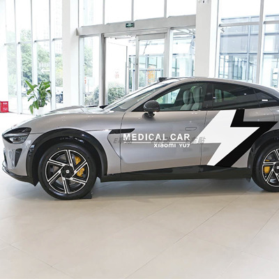 适用于小米YUSU7车贴拉花闪电